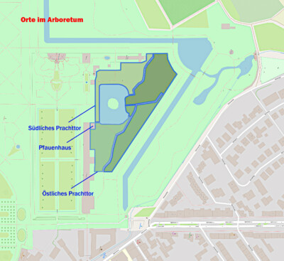 Arboreten | Schloss und Schlossgarten Schwetzingen | monumente-im-bild.de